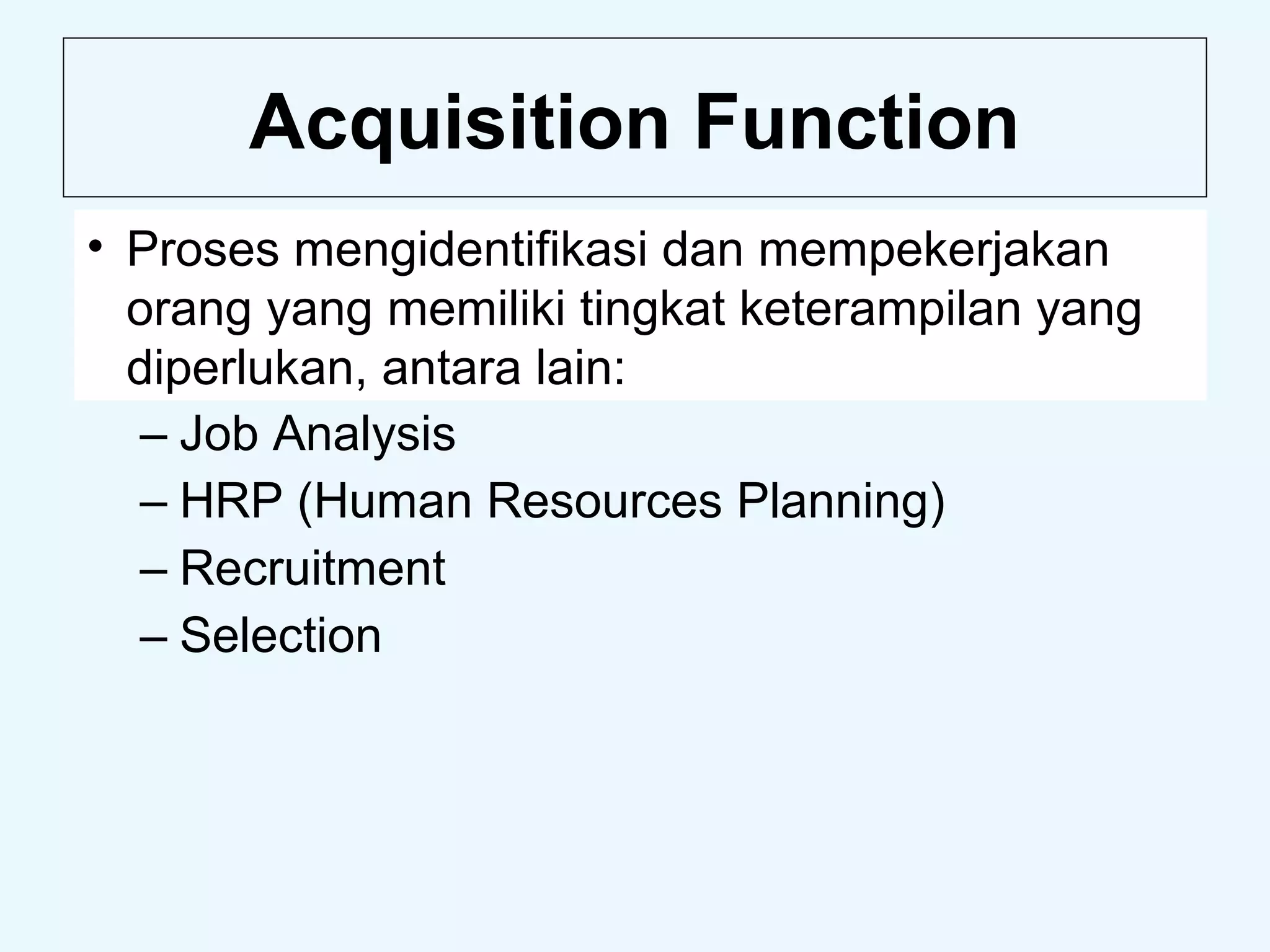 Human Resource Management Functions_ Materi Training "Fundamental HUMAN ...