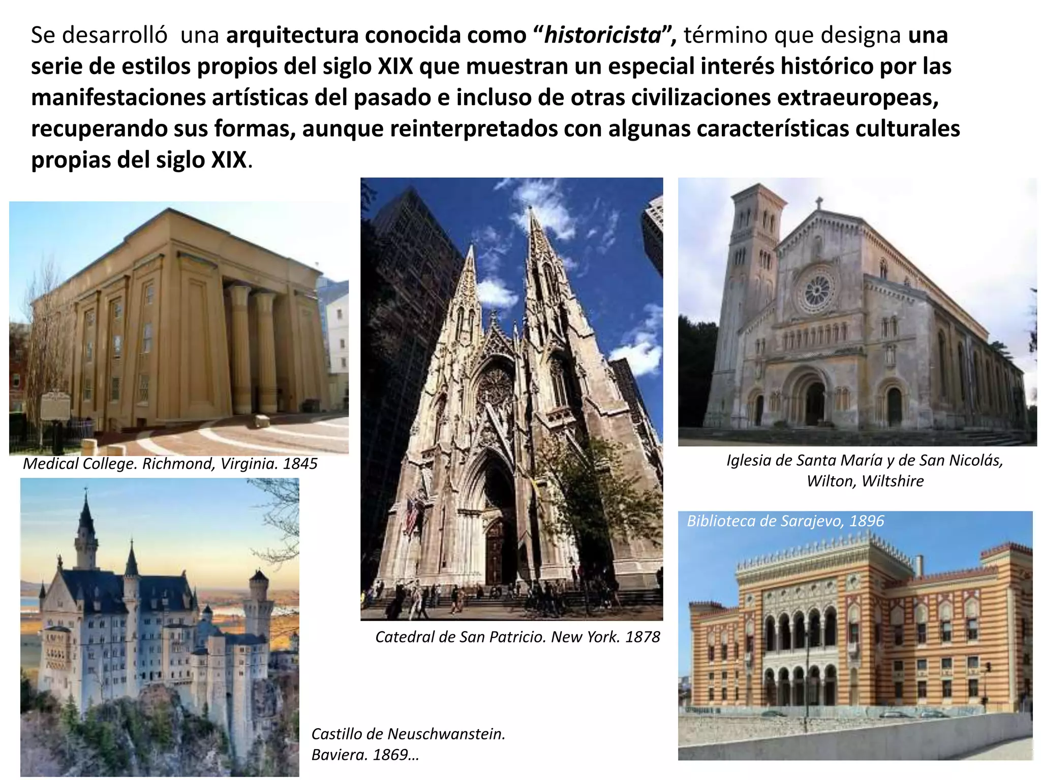Caracteristicas del historicismo en arquitectura y su evolucion hacia ...