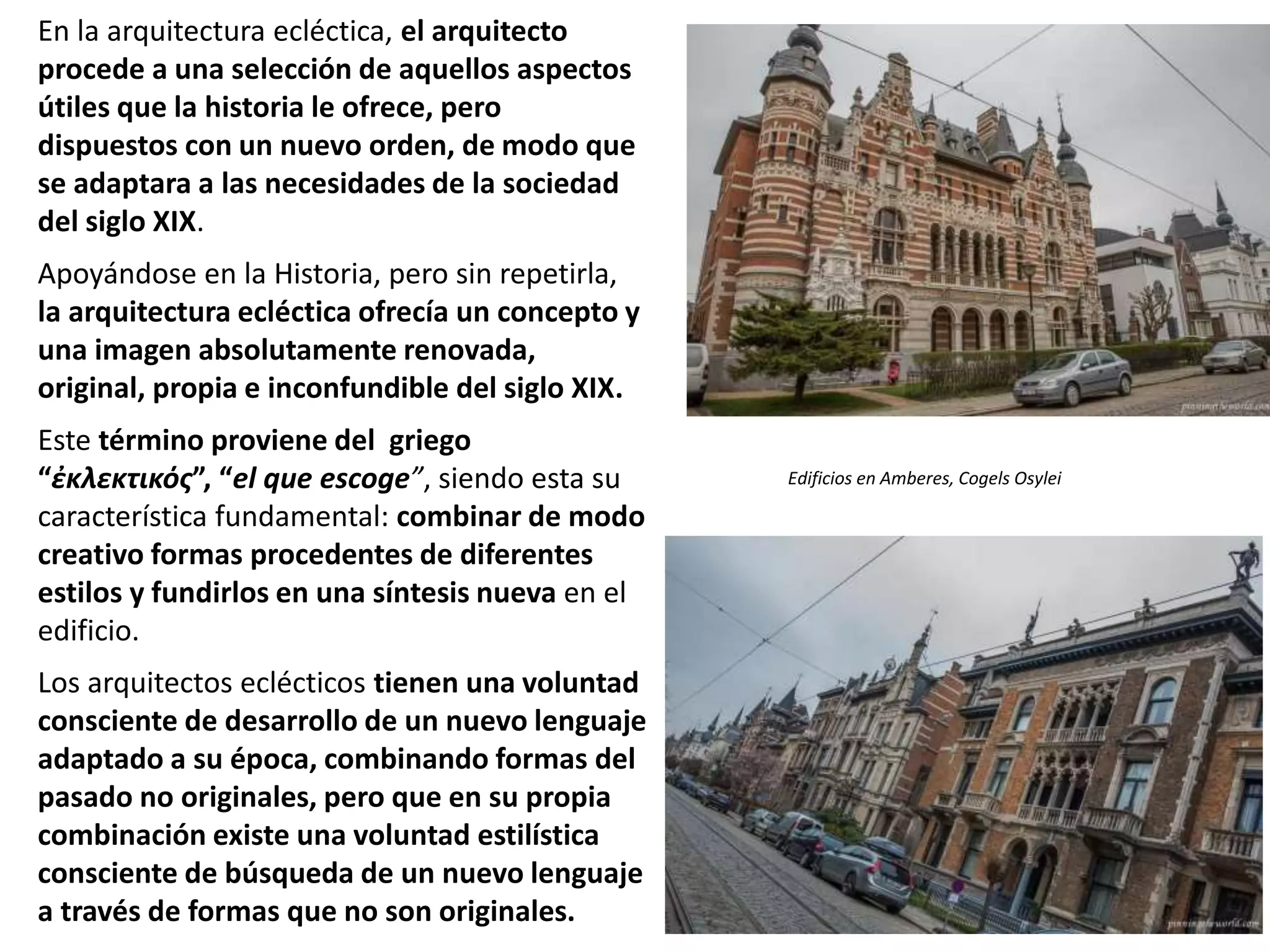 Caracteristicas del historicismo en arquitectura y su evolucion hacia ...