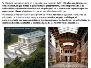 Caracteristicas del historicismo en arquitectura y su evolucion hacia ...