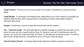 Glossary of Pay Per Call and Call Center Terms | Pay Per Call ...