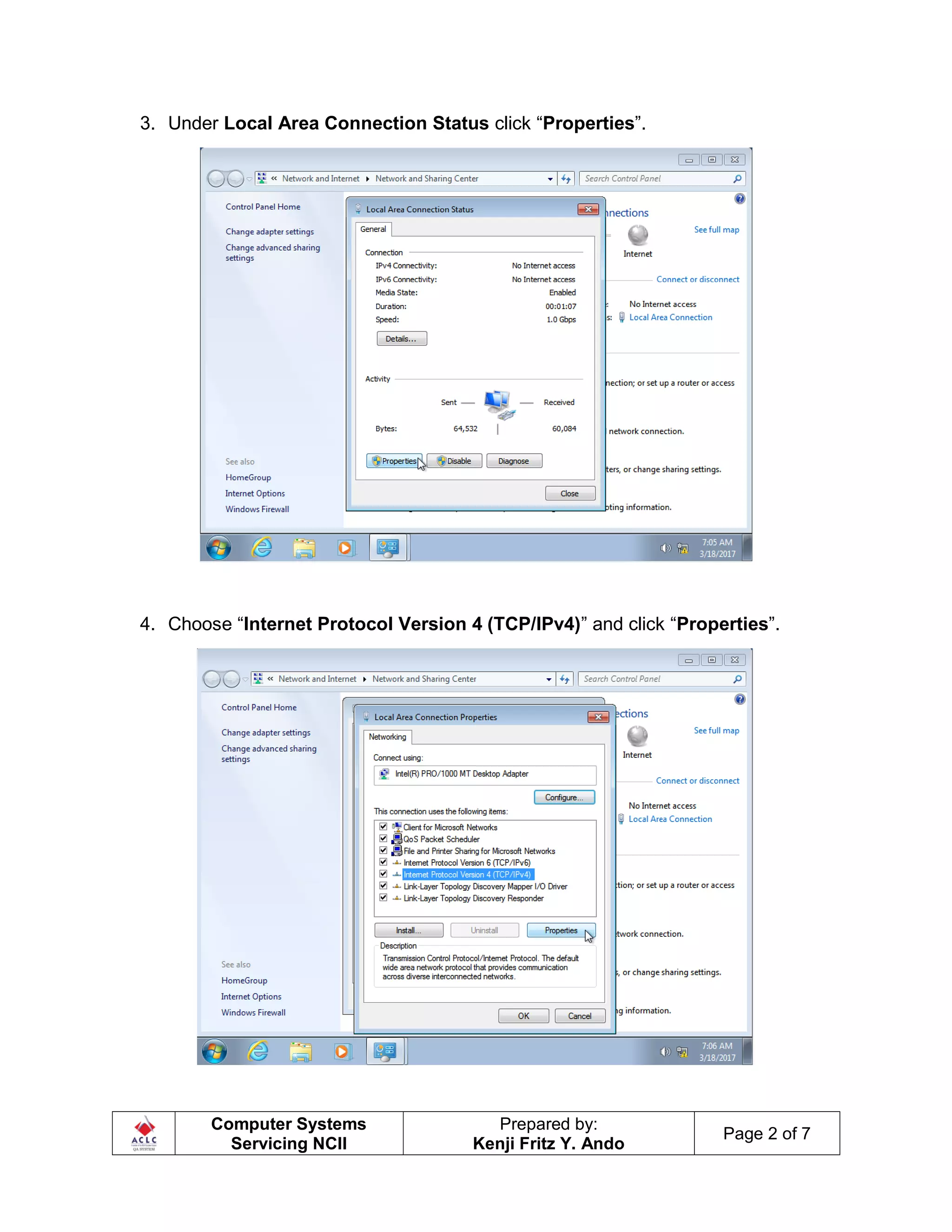 Css Module 2 Setting Ip Address Pdf Computer Networking Computing 