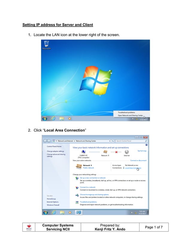 Css Module 2 Setting Ip Address Pdf Computer Networking Computing 9342