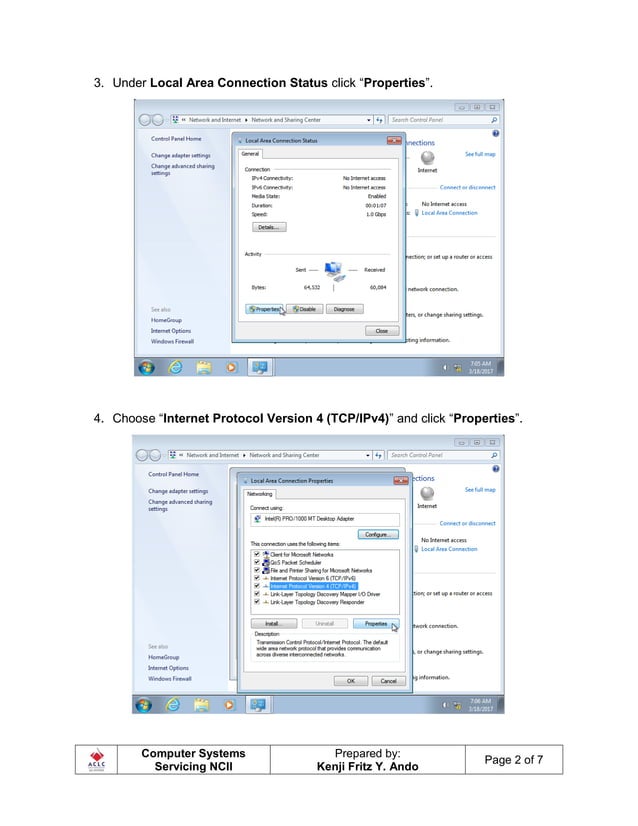 Css Module 2 Setting Ip Address Pdf Computer Networking Computing