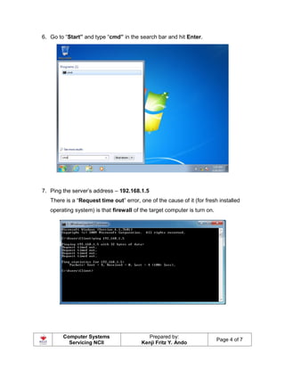 CSS Module 2 - Setting IP Address | PDF