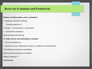 IMPROVED RESERVOIR EVALUATION | ODP