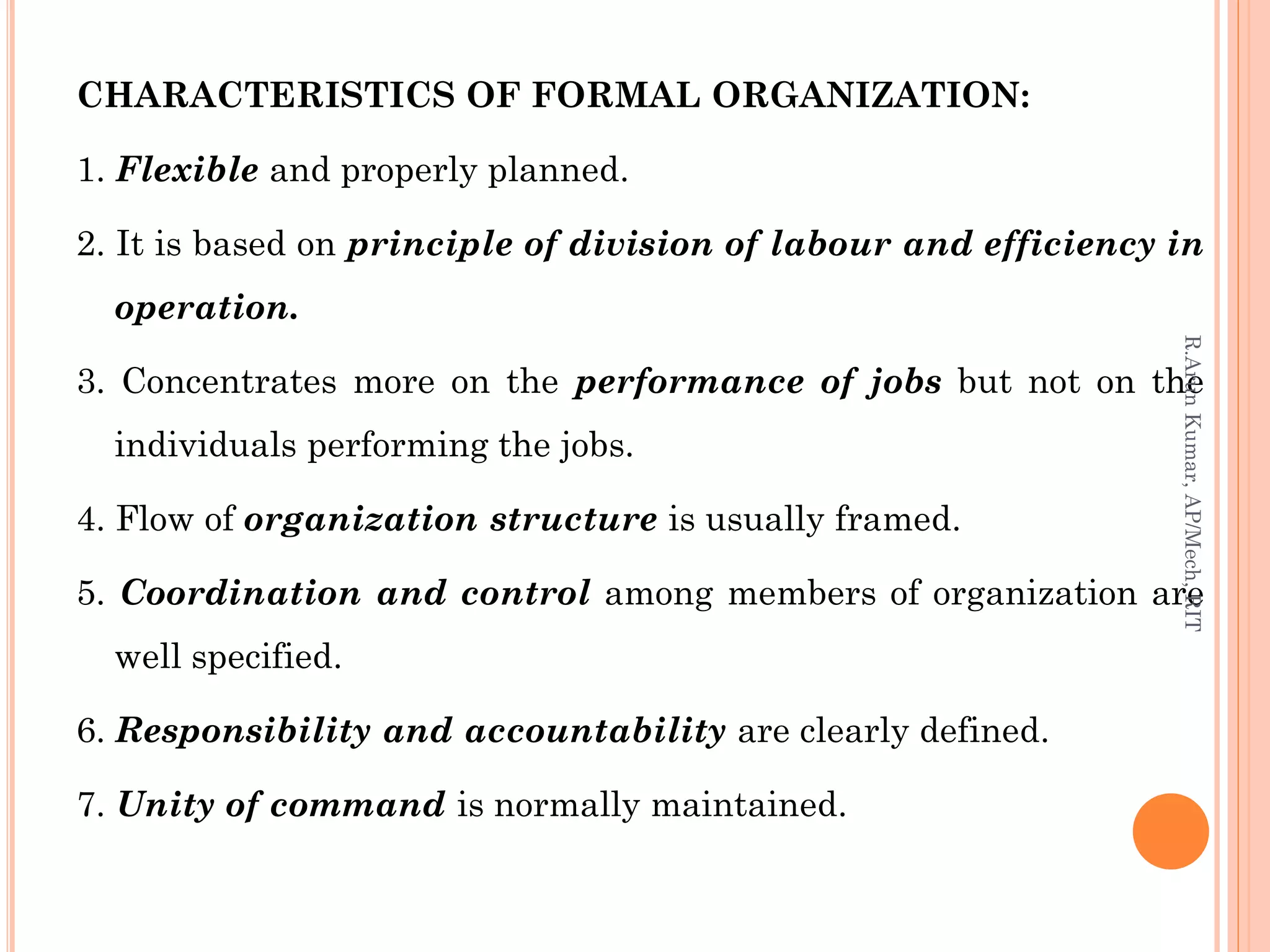 2. formal and informal organization | PDF