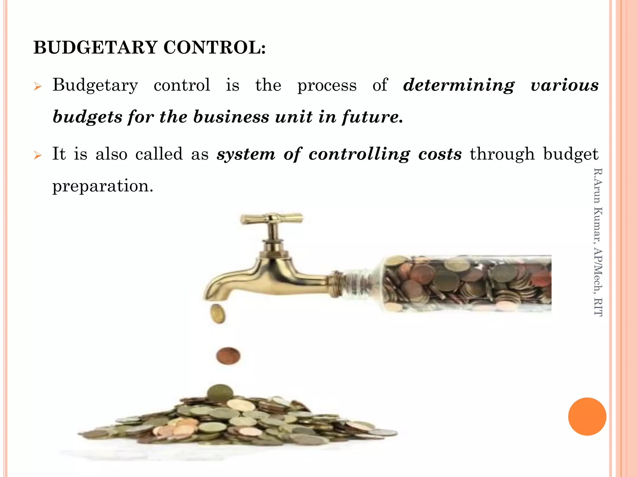 Budgetary control techniques | PDF