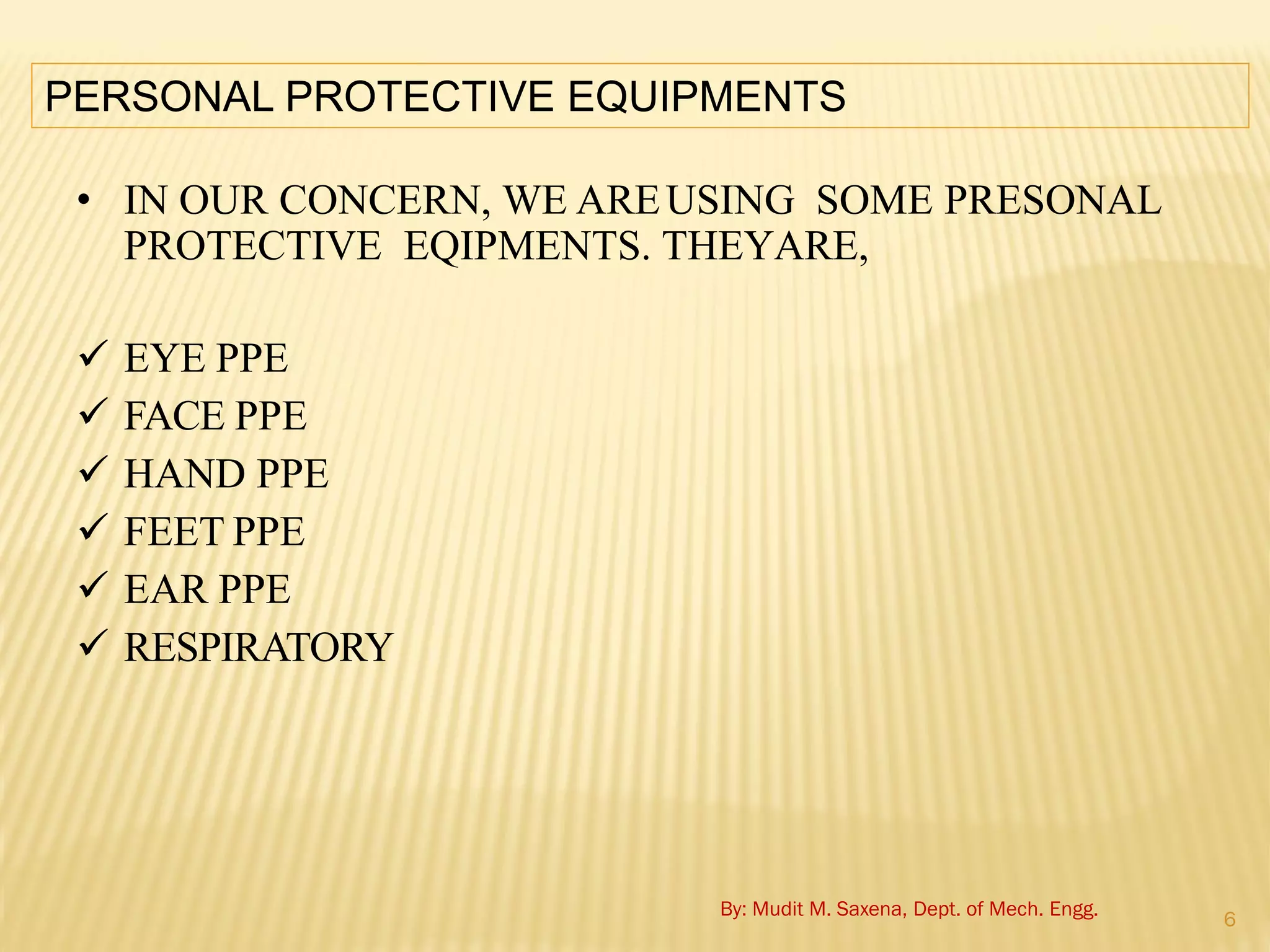 2.1 personal protective equipments (ppe) converted | PDF