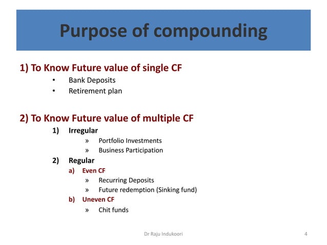 Compounding - Future Value of Money | PPTX | Stocks and Bonds ...