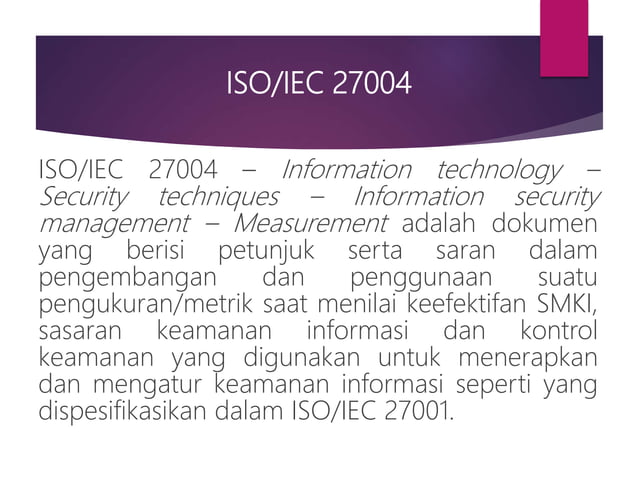 Keamanan Komputer [Sistem Manajemen Keamanan Informasi] | PPTX