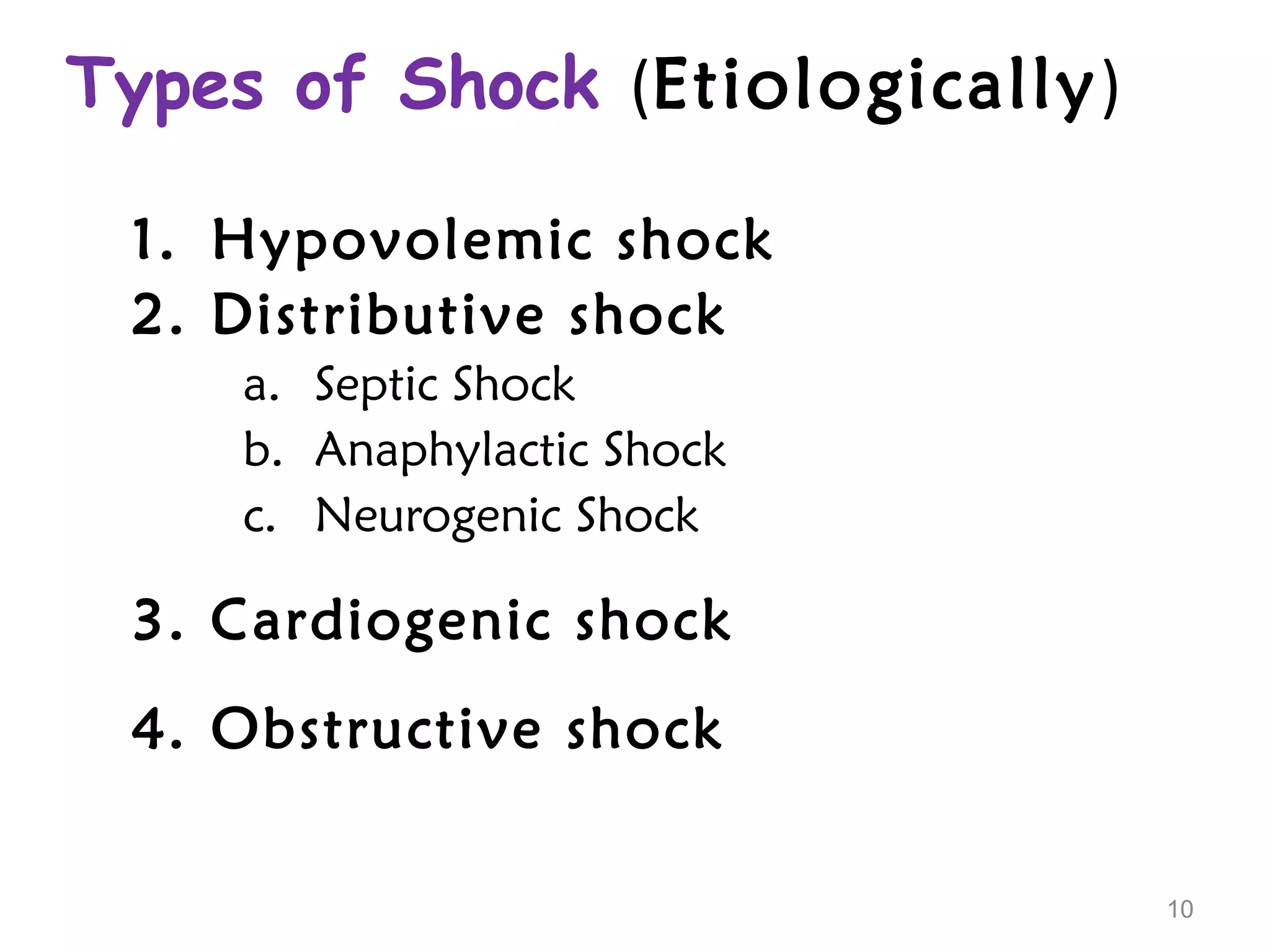 pediatric shock and shock management | PPT