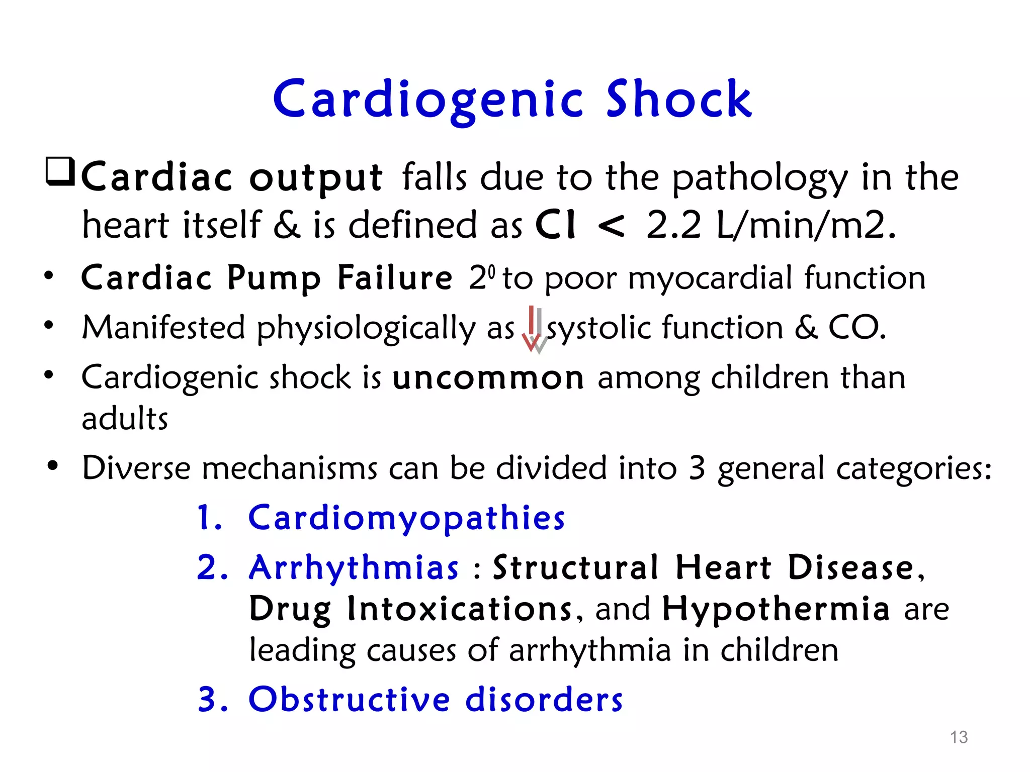 pediatric shock and shock management | PPT