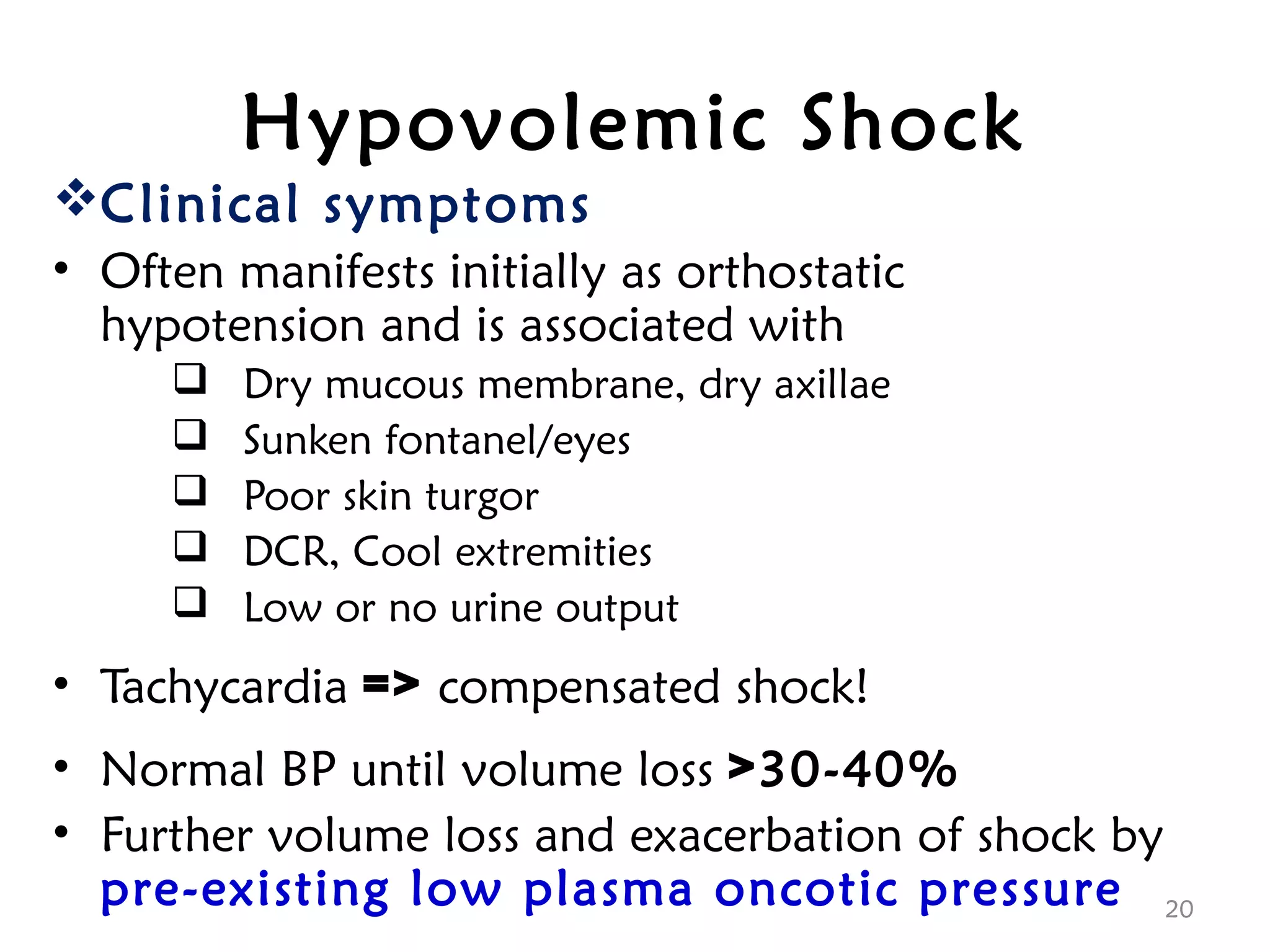 pediatric shock and shock management | PPT