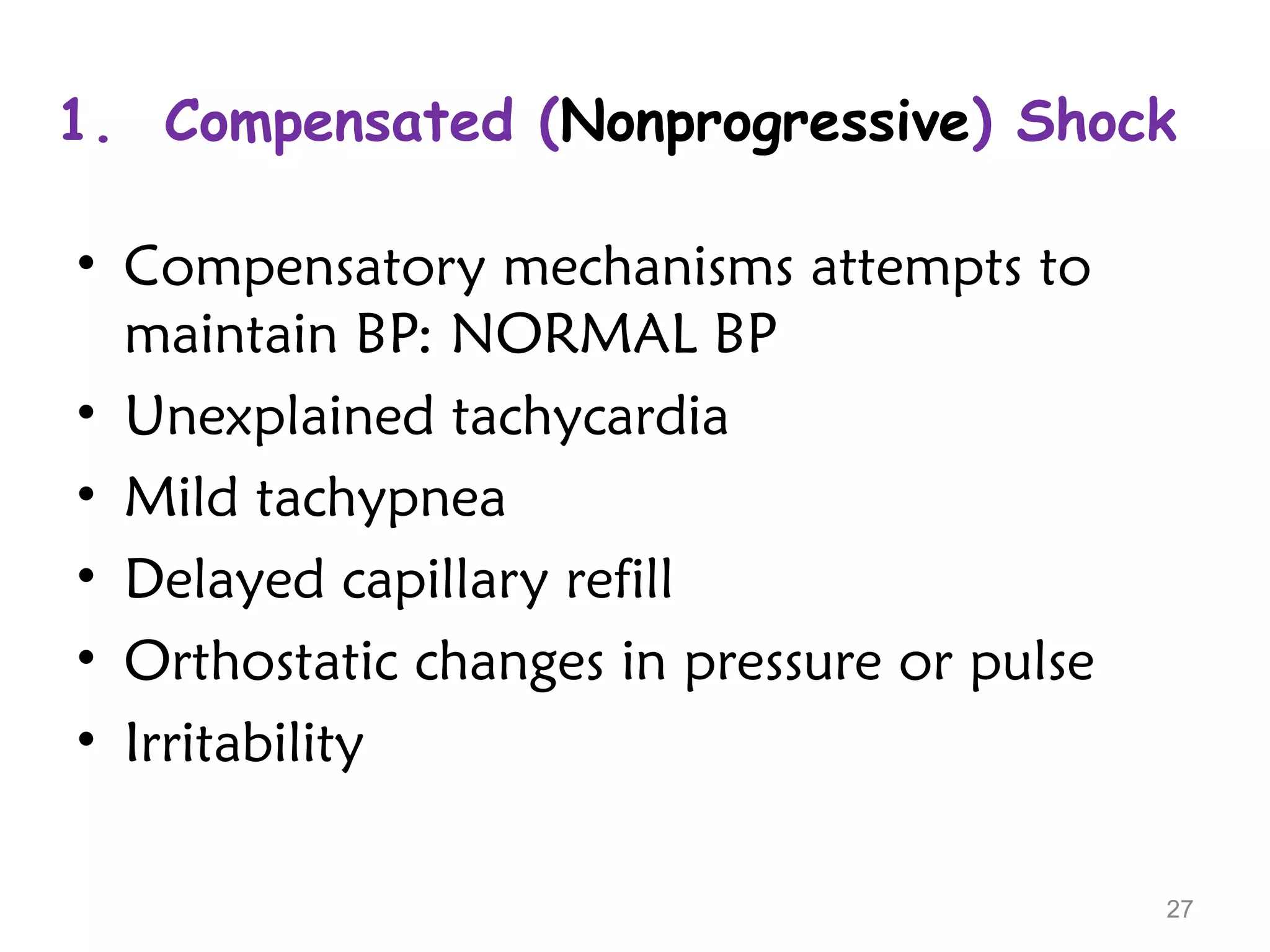 pediatric shock and shock management | PPT | Heart and Cardiovascular ...