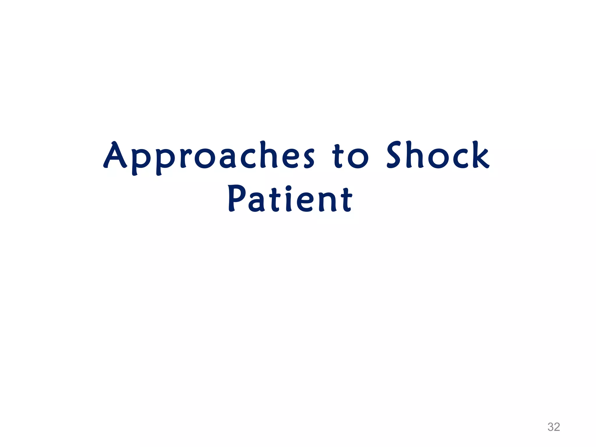 pediatric shock and shock management | PPT | Heart and Cardiovascular ...