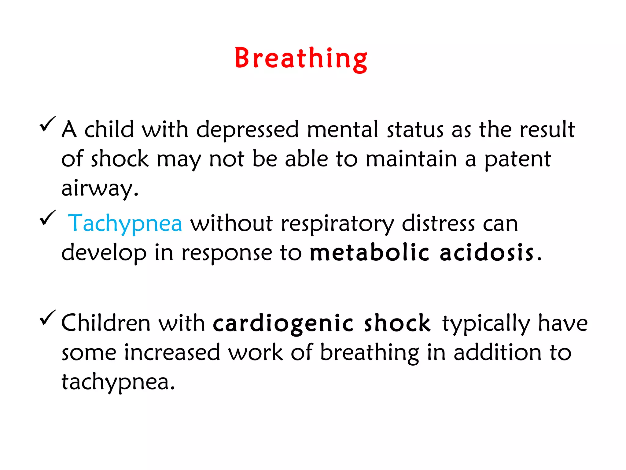 pediatric shock and shock management | PPT