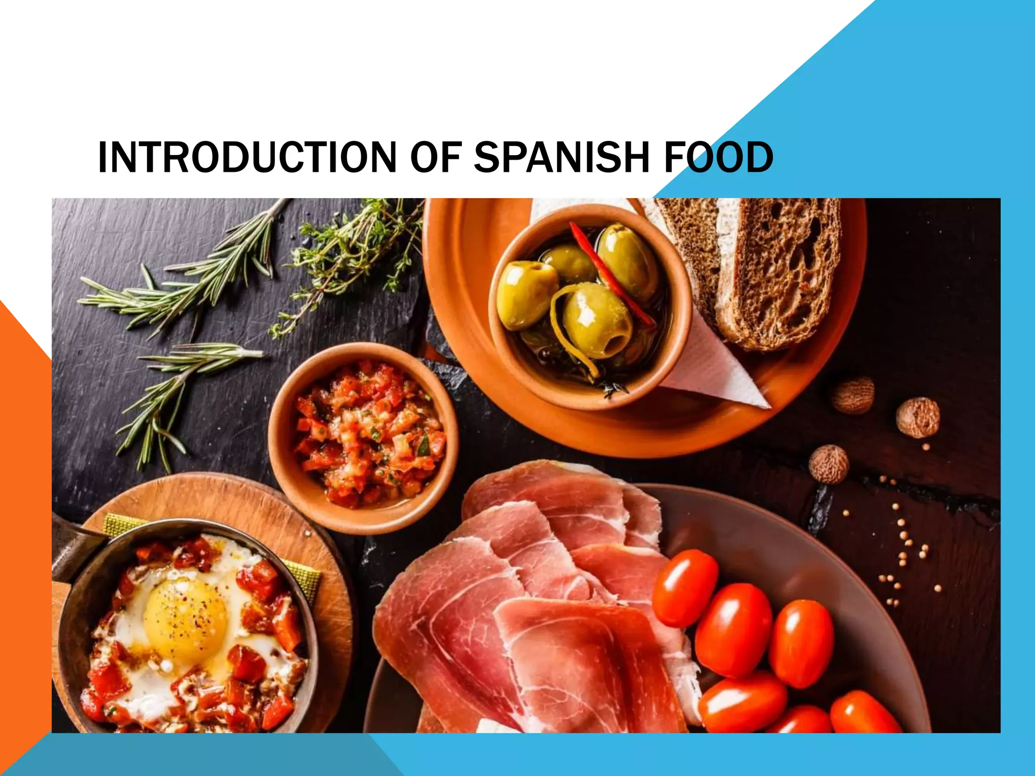 Introduction to Spanish food | PPT