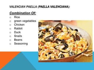 Introduction to Spanish food | PPT