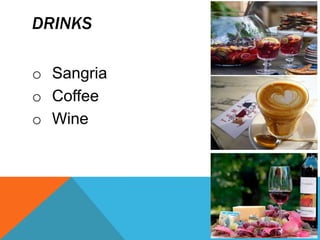 Introduction to Spanish food | PPTX