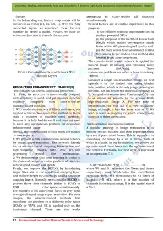 A Trained CNN Based Resolution Enhancement of Digital Images | PDF