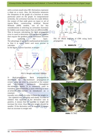 A Trained CNN Based Resolution Enhancement of Digital Images | PDF