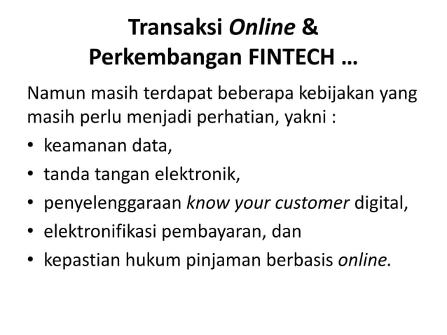 Trend Perkembangan Fintech Tahun 2025_ Materi Training "Financial Technology" | PPTX
