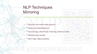 Neuro-Linguistic Programming (NLP) | PPTX