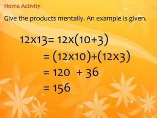 2.multiplyingmentally2-digitby2digitnumberswithproductup200 - copy | PPTX