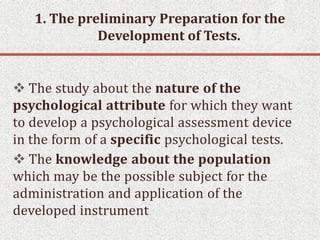 2. development of psychological tests s.lakshmanan psychologist | PPT