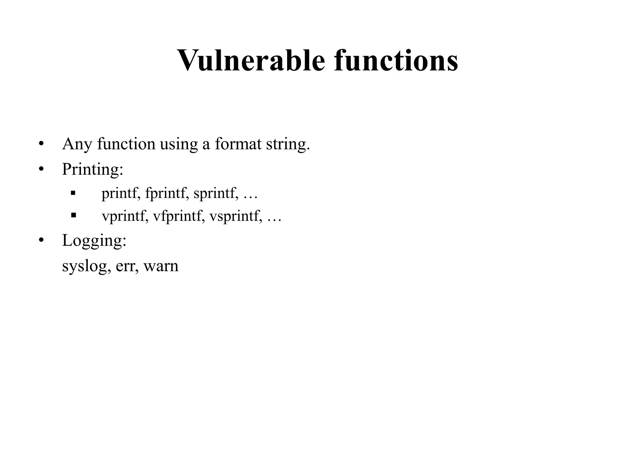 Control hijacking | PPTX