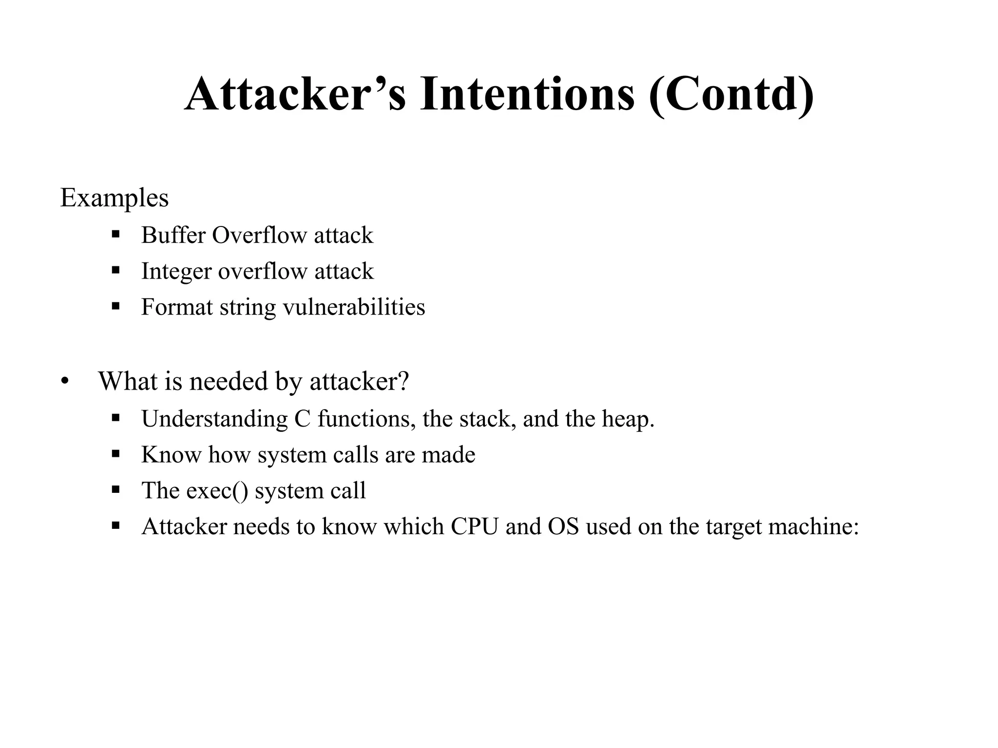 Control hijacking | PPTX