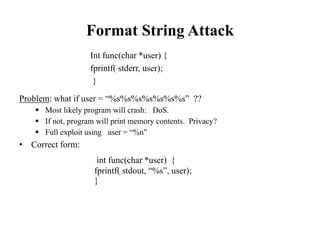 Control hijacking | PPTX