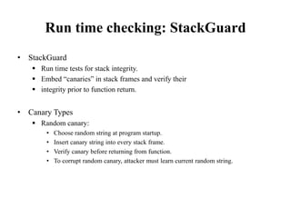 Control hijacking | PPTX