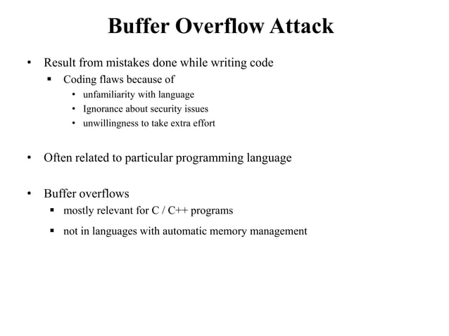 Control hijacking | PPTX