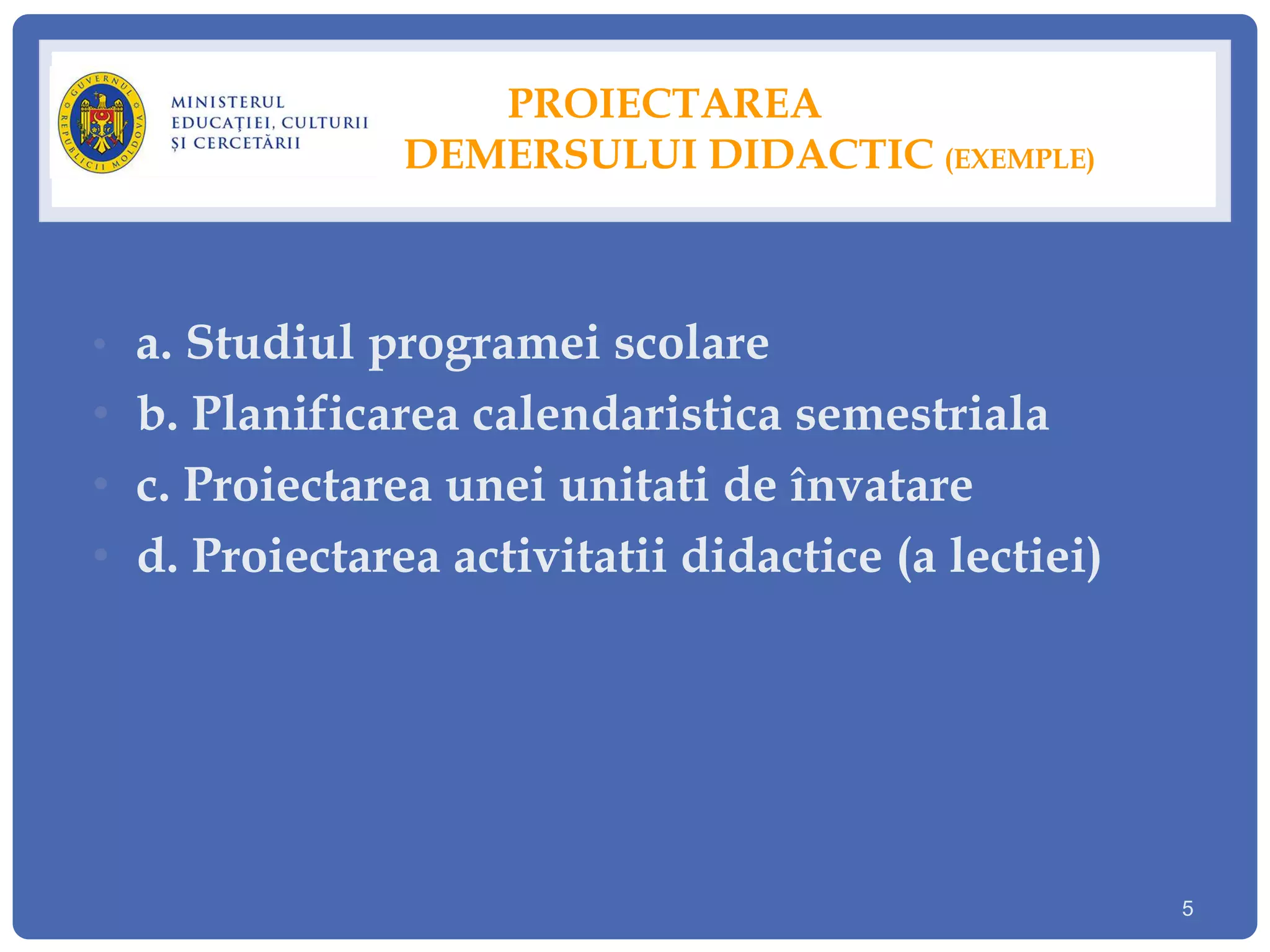 Proiectarea de lungă durată și proiectarea de scurtă durată | PPTX