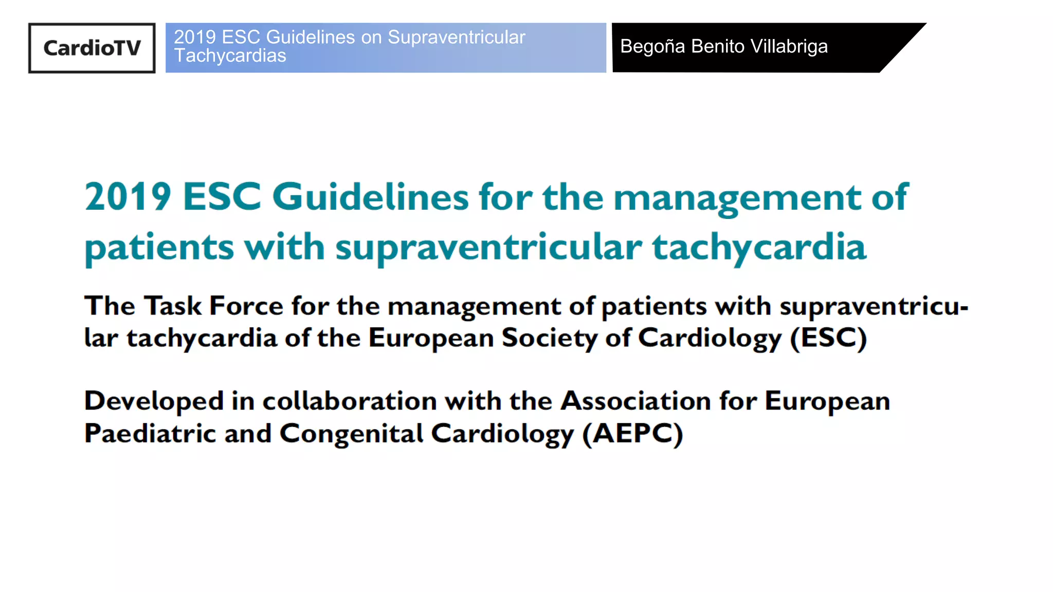 2019 ESC Guidelines on supraventicular tachycardias | PDF