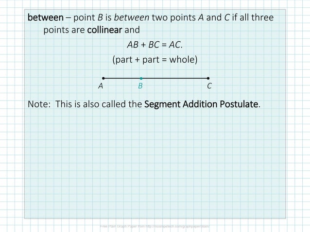 2.2 Segment Addition Postulate | PDF | Science
