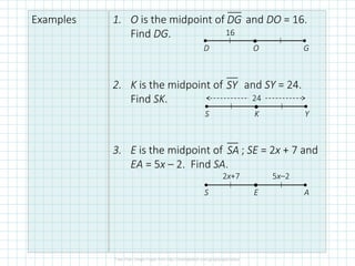 2.2 Segment Addition Postulate | PDF | Science