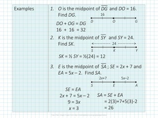 2.2 Segment Addition Postulate | PDF | Science