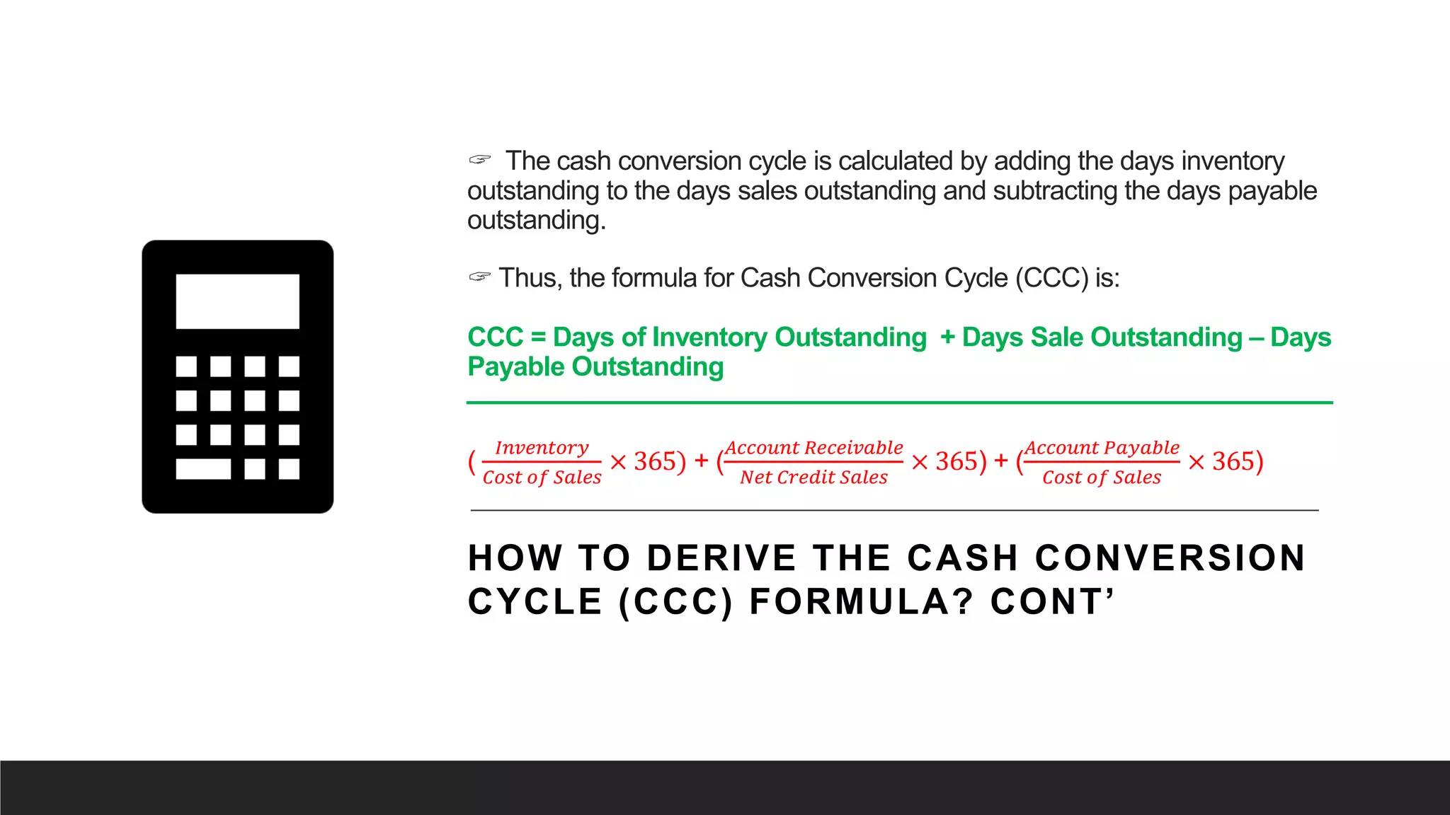 Cash Conversion Cycle (CCC) | PPTX