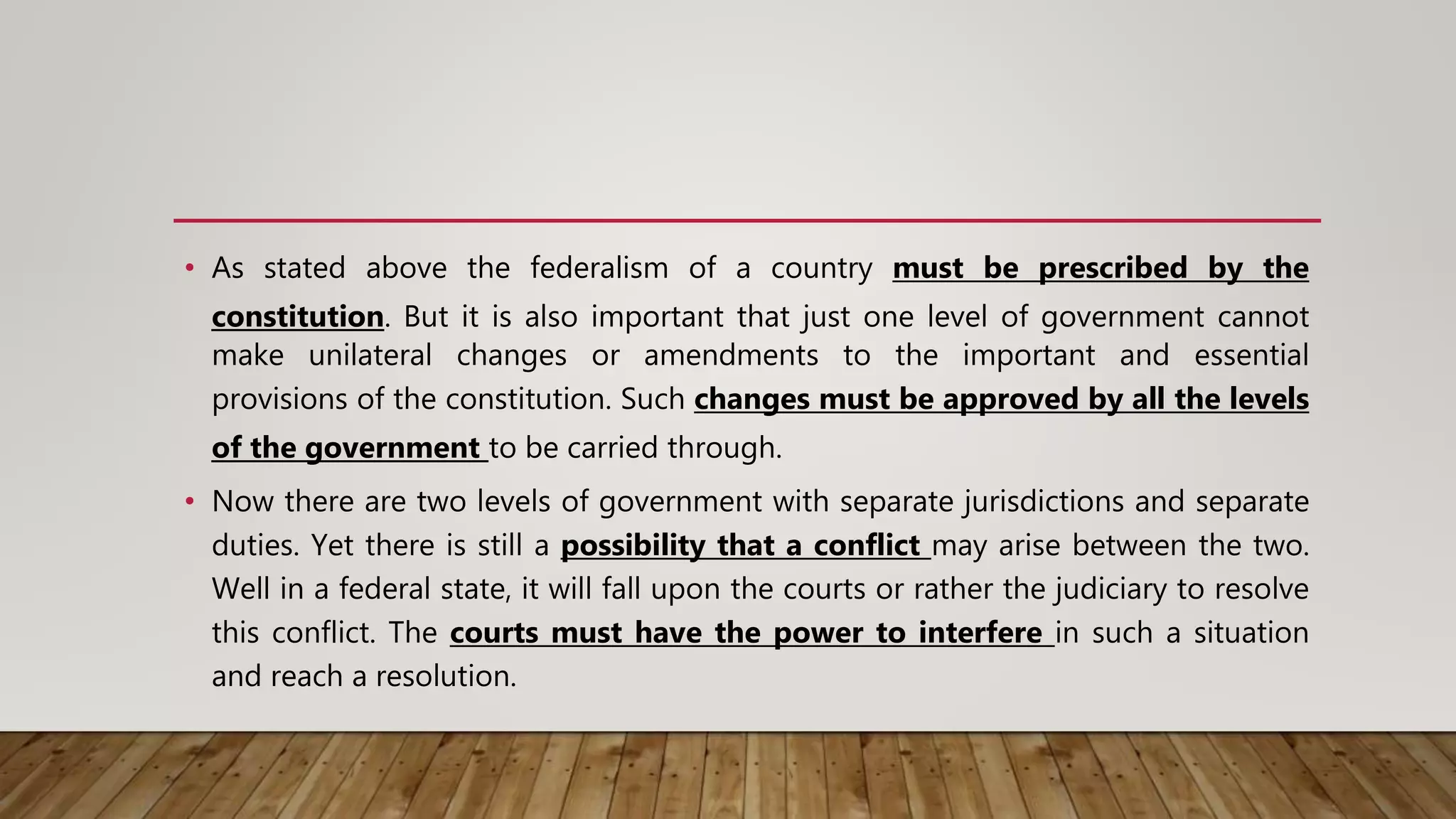 Federalism and its features | PPTX