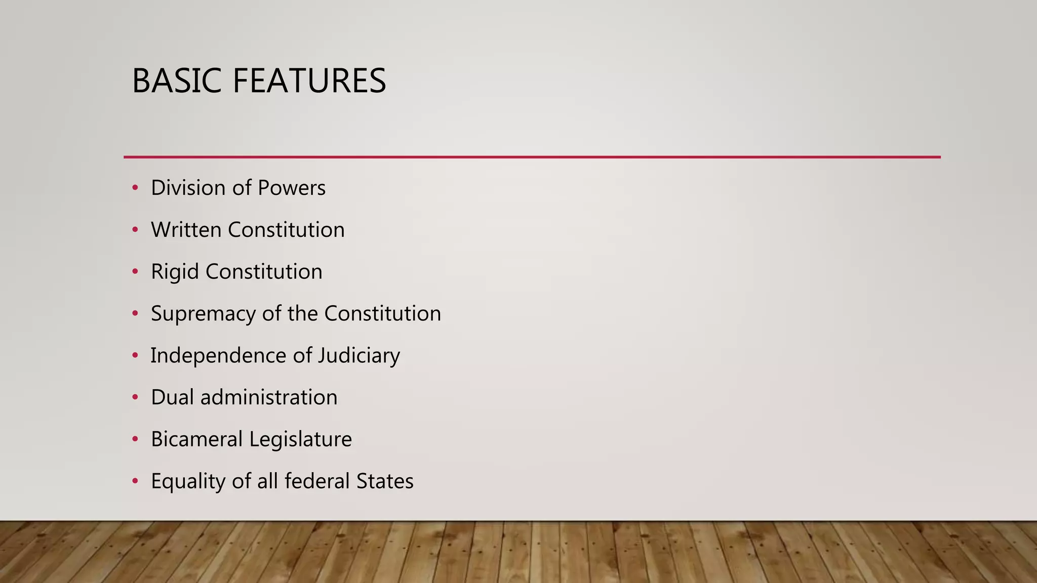 Federalism and its features | PPTX