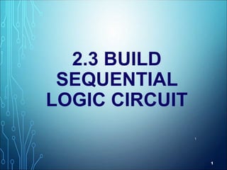 Sequential circuit | PPT