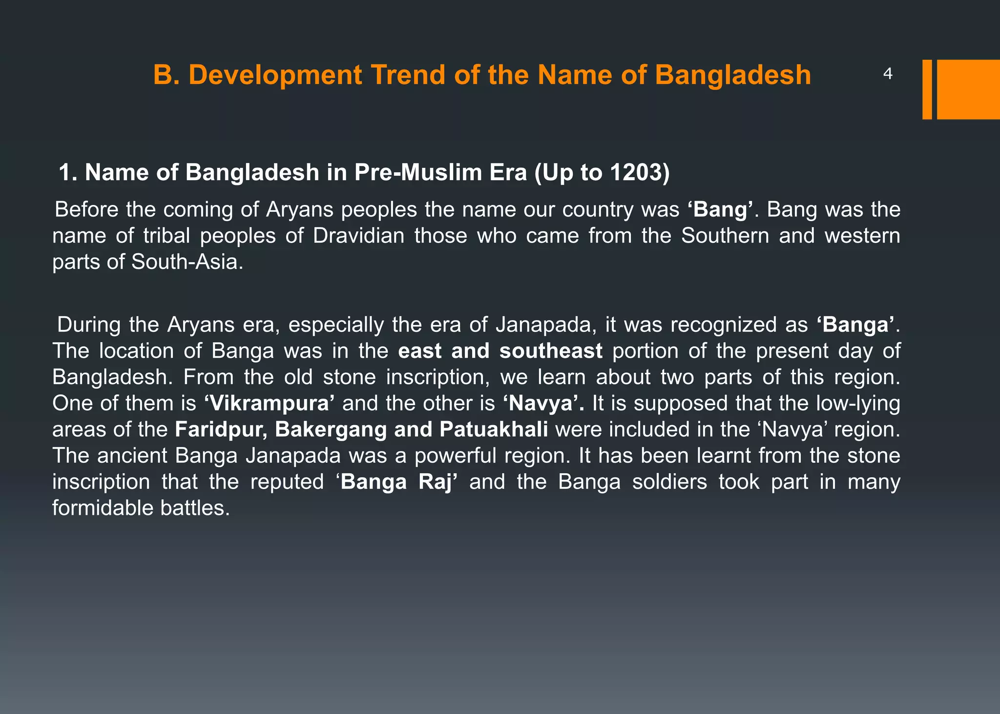Origin of bangalees bangladesh bangla language | PPT