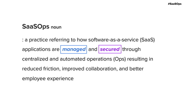 ALTITUDE 2019 | Your SaaSOps Platform | PPT