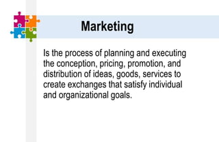 Core Marketing Concepts & Terms | PPTX