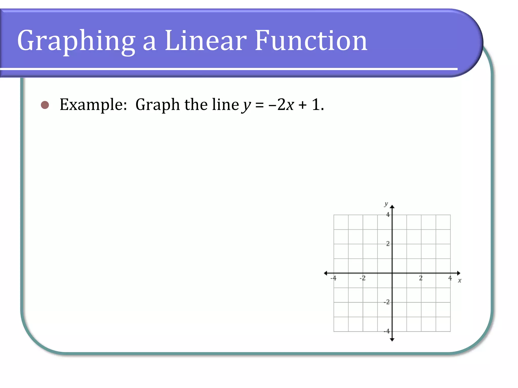 2.4 Linear Functions | PDF