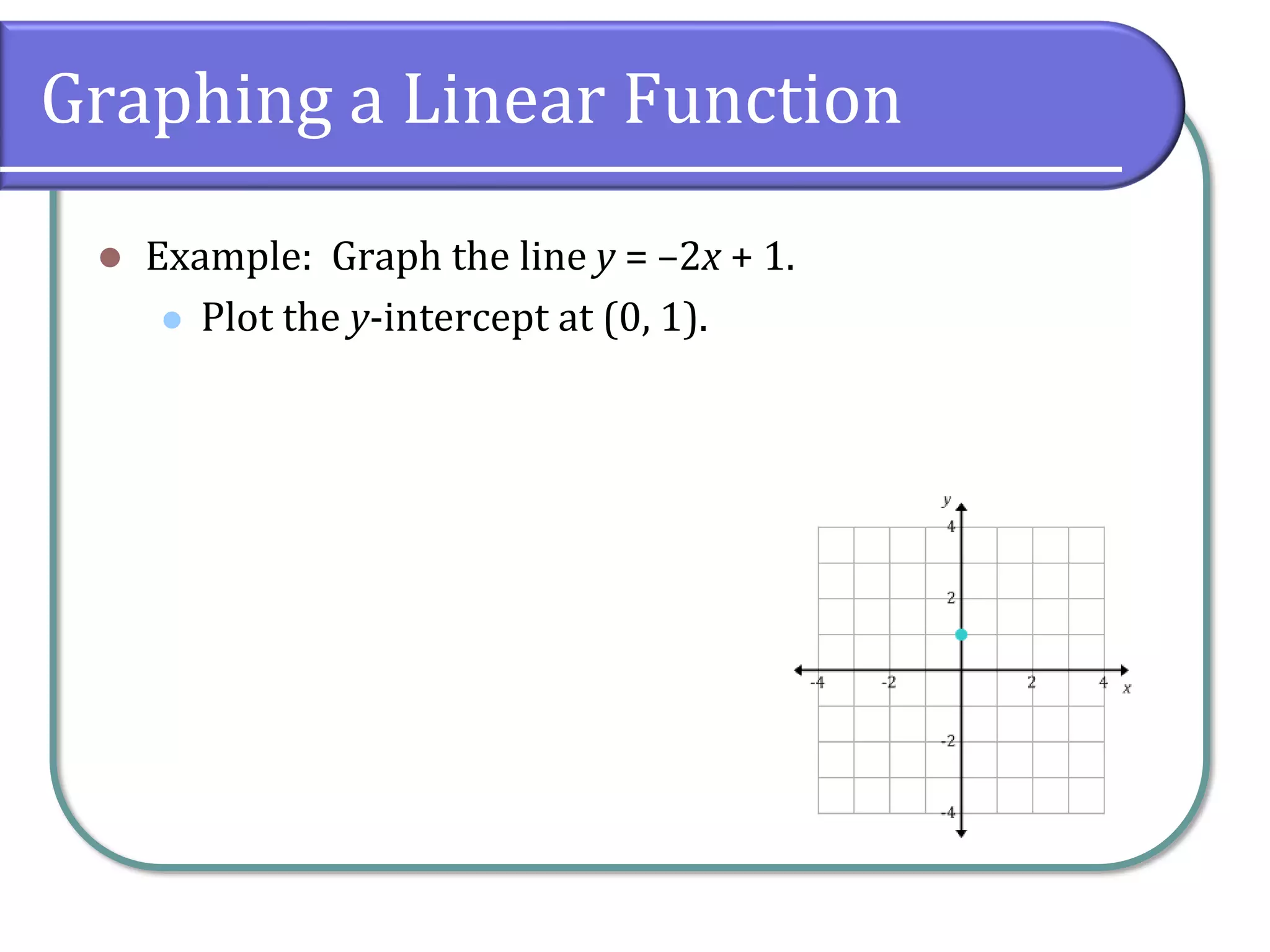 2.4 Linear Functions | PDF