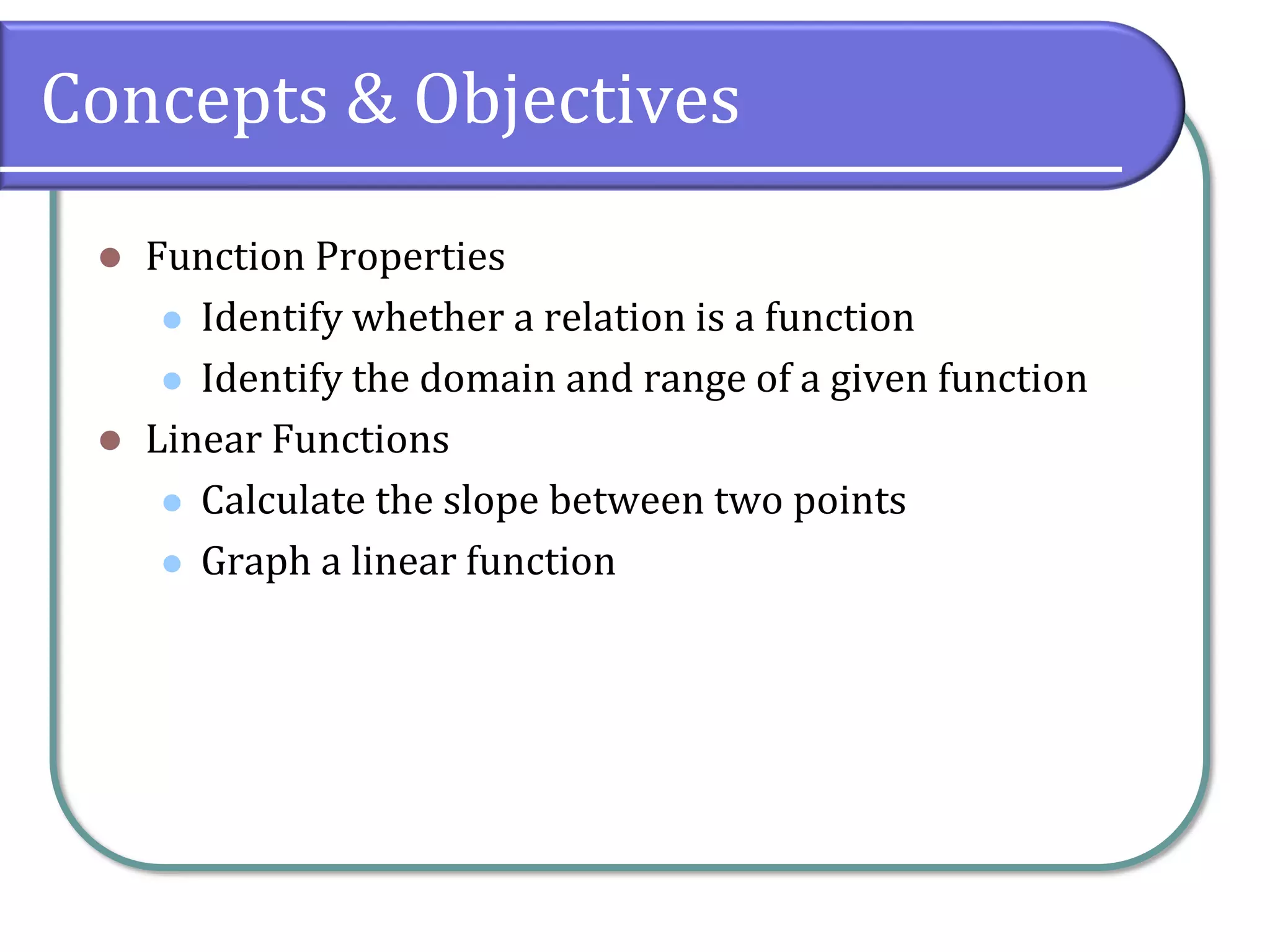 2.4 Linear Functions | PDF